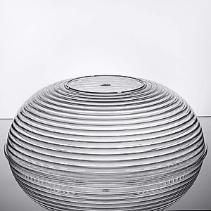 Cambro (RSB18CW135) 20 qt Round Ribbed Bowl - Camwear®, Clear