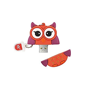 USB Flash Drive, 8GB / 16GB / 32GB / 64GB Silicone USB 2.0 USB Memory Stick Data Storage Pendrive Thumb Drives (64GB, Cute Owl)