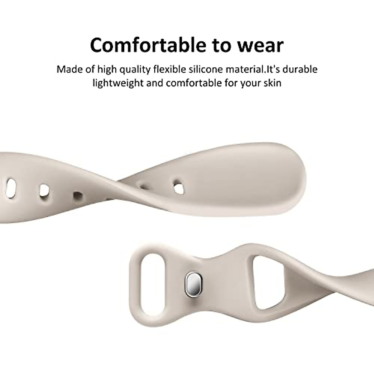 QRose 5 Pack Bands Compatible with Apple Watch 38mm 40mm 41mm 42mm 44mm 45mm 49mm, Slim Thin Narrow Replacement Silicone Sport Strap Wristbands for iWatch Series Ultra 8/7/6/5/4/3/2/1 SE Women Men