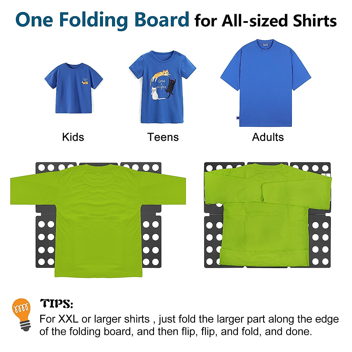 Sealegend Shirt Folding Board Shirt Folder Clothes Folding Board Durable Plastic t Shirts Clothes Laundry folders