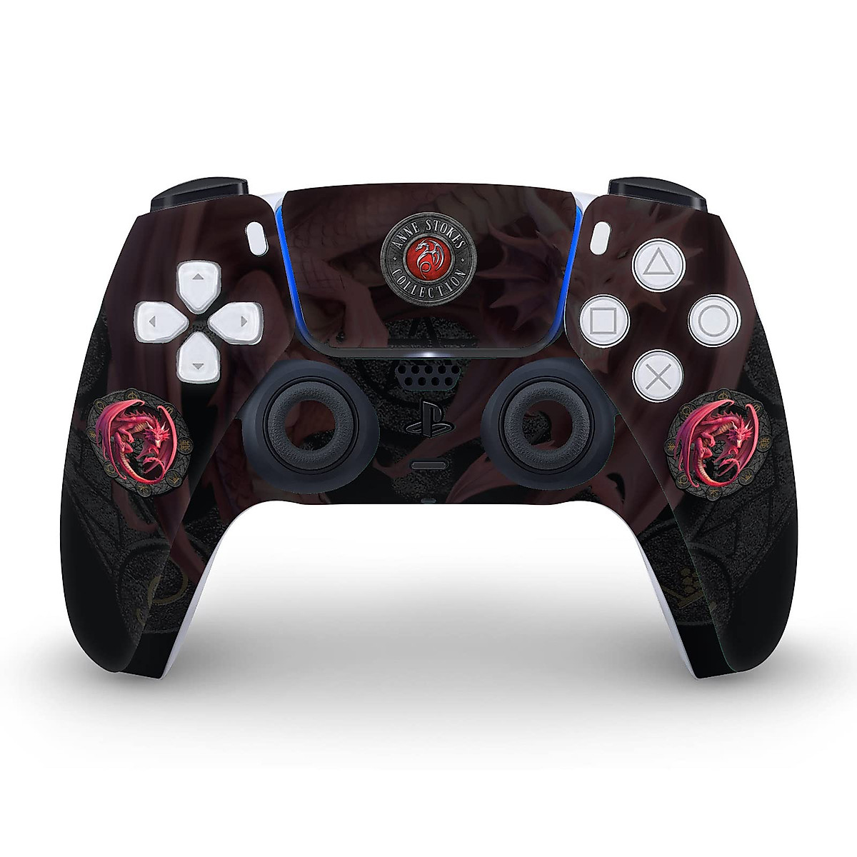 Head Case Designs Officially Licensed Anne Stokes Lammas Lughnasadh Dragons of The Sabbats Vinyl Faceplate Gaming Skin Decal Compatible with Sony Playstation 5 PS5 Disc Console & DualSense Controller