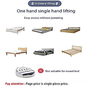 SINGYOO Bed Rails for Toddlers- New Upgraded Extra Long Bed Guardrail Full Size Baby Bedrail for Children Fit for Twin Queen & King Size Bed Mattress one Piece (Grey, 75"(L) x 30"(H))