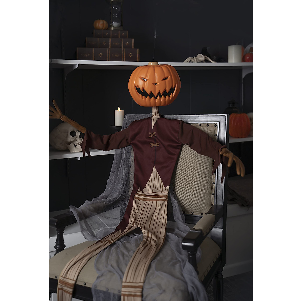 Disney The Nightmare Before Christmas Pumpkin King Full Size Poseable Hanging Character Decoration