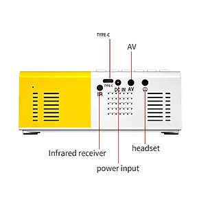 #kyEF3E Small Household Mini Projector Led Portable Projector Supports Hd 1080P Outdoor Mobile Power Supply