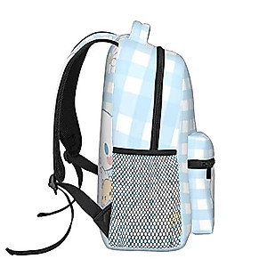 DIEZ Cinnamoroll Backpack Withe Side Pokect Large Suitable For Men Women ​hiking Camping Picnic Kawaii Gifts