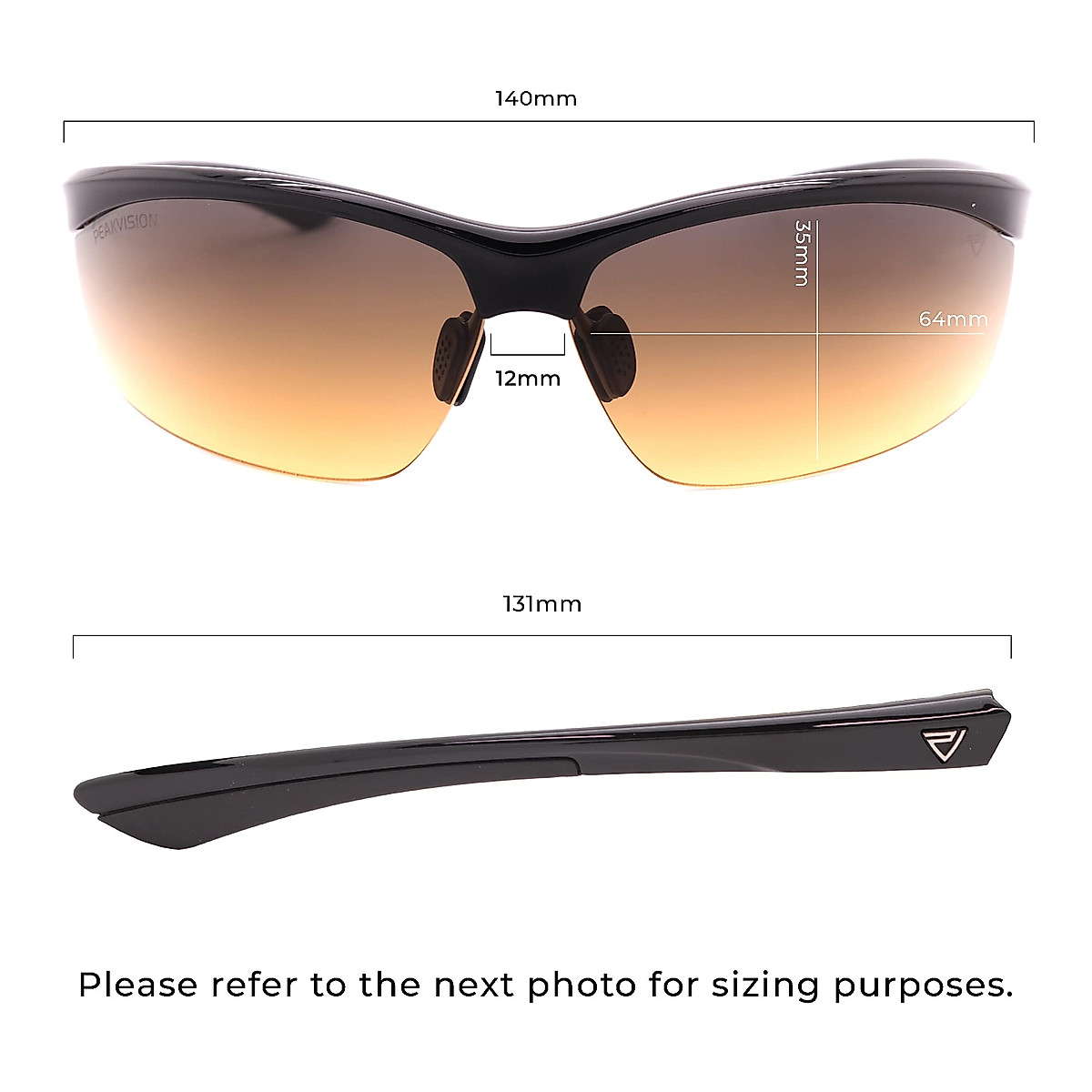 PeakVision Non-Polarized Golf Sunglasses For Men & Women - Best Golf & Sport Sunglasses