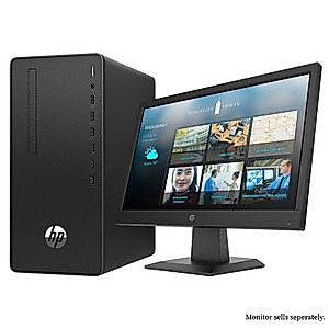 HP 290 G4 Business Tower Desktop, Intel Core i5-10400 Processor, 16GB RAM, 1TB PCIe SSD, Wi-Fi, DVD-RW, Wired Keyboard and Mouse, HDMI, RJ-45, VGA, Windows 11 Pro, Black