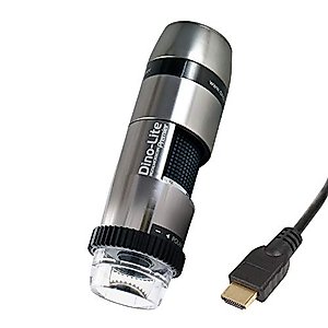 Dino-Lite HDMI Digital Microscope AM5218MZTL- 720p, 5X - 140x Optical Magnification, Polarized Light, Long Working Distance