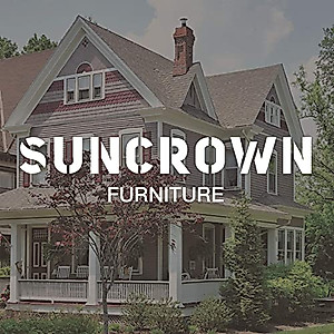 SUNCROWN 3-Piece Outdoor Furniture Patio Padded Folding Chair Set Patio Bistro Set Foldable Adjustable Reclining Lounge Chair with Coffee Table, Grey