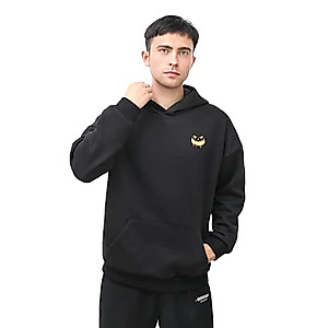 C-ZOFEK Halloween Women Men Long Sleeve Pumpkin Skeleton Pullover Hoodie (XX-Large) Black Orange