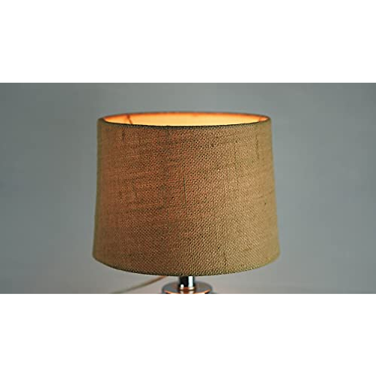Mestar Decor Uno Fitter Small Natural Burlap Lampshade 9" x 10" x 7.5"