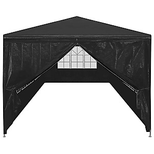 Party Tent,Outdoor Gazebo, Hardtop Gazebo,Backyard Gazebo,Patio Gazebo,Grill Gazebo,UV and Water Resistant,for Barbeque, Patio, Deck,Garden Party,Lawns,9.8'x29.5' Anthracite