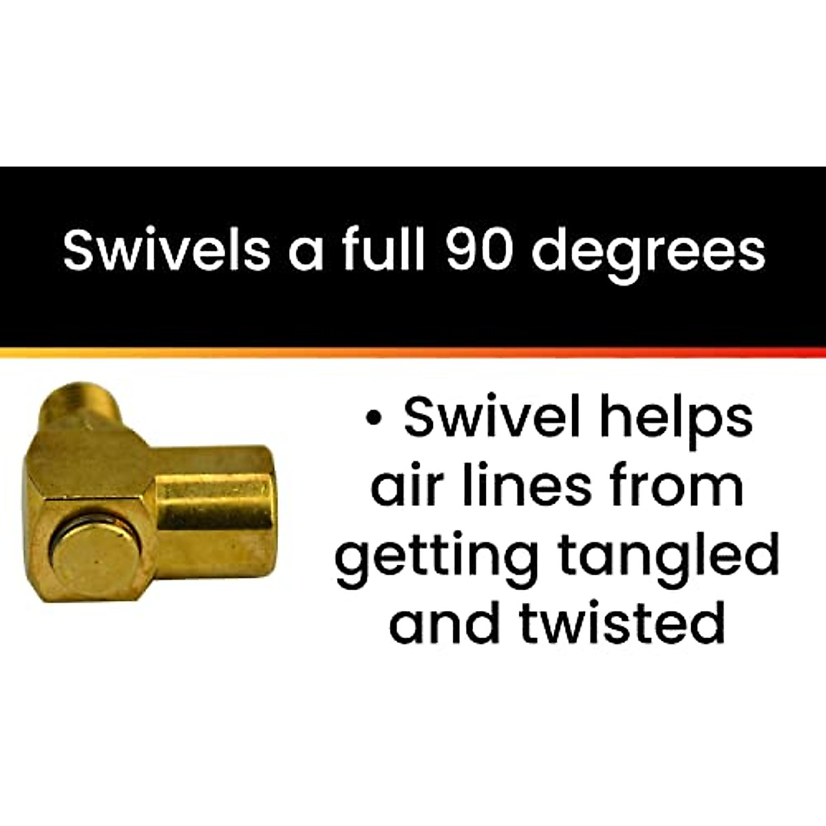 Hot Max 28085 90-degree Swivel 1/4-Inch Male NPT x 1/4-Inch Female NPT