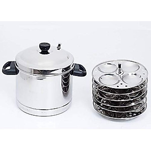 Export Quality Idli Cooker, Idli Maker, Stainless Steel Idli Cooker (6 Plats 24 Idli)