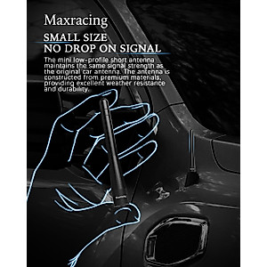 MAXRACING Short Aluminum Antenna Compatible with CCL17-10-AL30-B2-PS