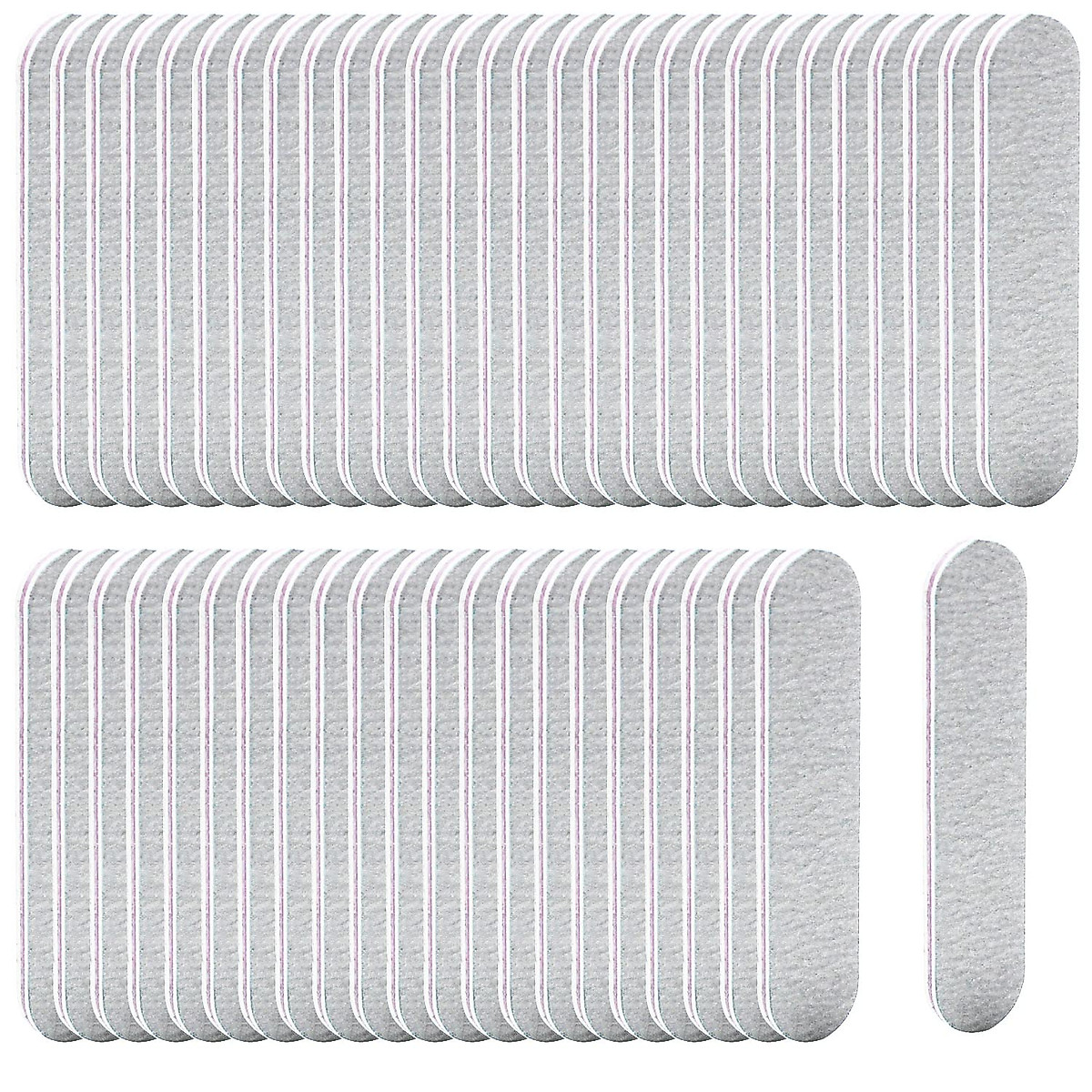 50 Packs 100/180 Grits Mini Nail Files and Buffers Double Sided Emery Boards Manicure Tool for Acrylic Nails, Nail Care
