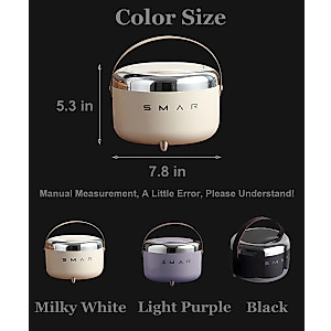 Aiabaleaft Mini Trash Can with Lid, Small Trash Can for Desk, 1.5 Liters Countertop Mini Garbage Cans, PET Desk Wastebaskets, 3 Roll Bags Included (Milky White)