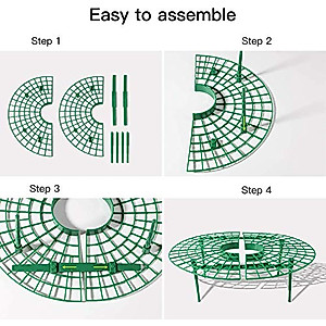 Medoore 5 Pack Strawberry Supports, Adjustable Strawberry Growing Racks Plant Climbing Rack Vine Pillar Garden Stand Balcony Vegetable Rack for Keeping Fruit Elevated to Avoid Ground Rot