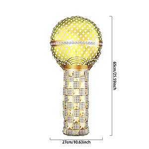 Songstar Birthday Decoration 155pcs Pink and Purple Balloon Arch Kit Hollow Star,Microphone, Disco Mylar Balloon for Music Fans Birthday Popular Singer Birthday Party Decor