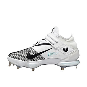 Nike Force Zoom Trout 7 Metal Cleats White | Silver Size 9.5