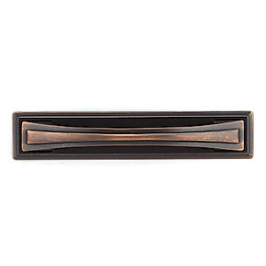 Richelieu Hardware BP26987BORB Vaudreuil Collection 5 1/16-inch (128 mm) Center-to-Center Brushed Oil-Rubbed Bronze Transitional Cabinet and Drawer Pull Handle for Kitchen, Bathroom, and Furniture