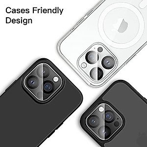 JETech Camera Lens Protector for iPhone 14 Pro 6.1-Inch and iPhone 14 Pro Max 6.7-Inch, 9H Tempered Glass, Anti-Scratch, Case Friendly, Does Not Affect Night Shots, HD Clear, 3-Pack