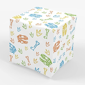 Stesha Party Dinosaur Gift Wrapping Paper Birthday Wrap Folded Flat 30 x 20 Inch (3 Sheets)