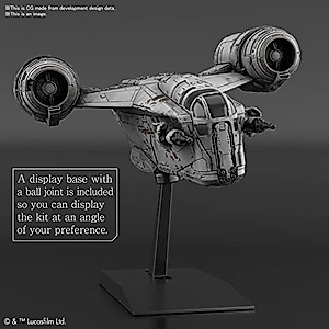 Bandai Hobby - The Mandalorian - 018 Razor Crest, Bandai Spirits Hobby Vehicle Model Kit
