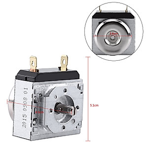 Timer Time Switch 1 to 60 Timer Bell Toaster Oven e185572 Minutes Timer Switch Time Controller for Electronic Microwave Oven Cooker, Timer Switch for Microwave Oven