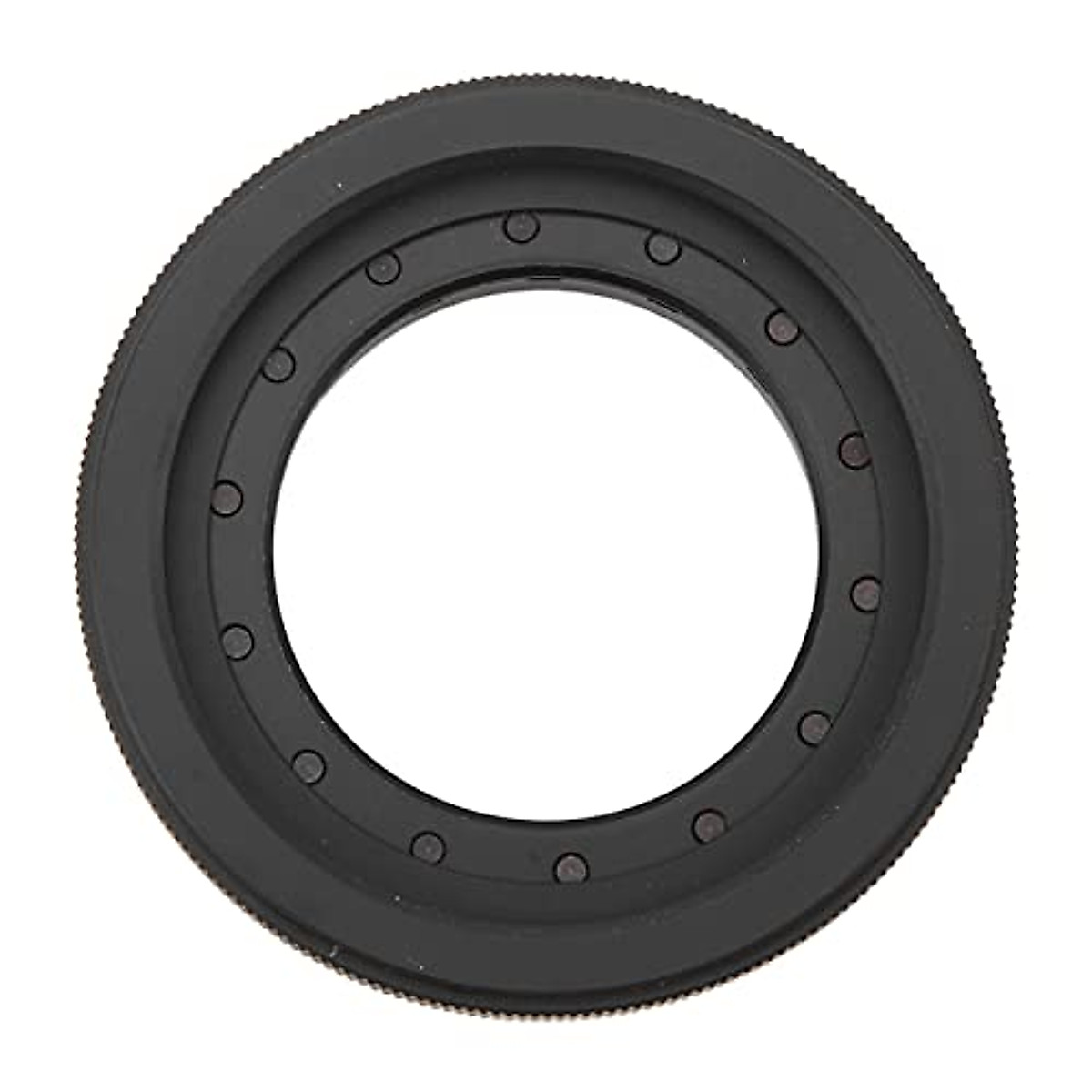 Adjustable Iris Aperture Lens Portable and Highly Stable Camera Lens for Camera Microscope, Easy to Operate with Aluminum Alloy Material