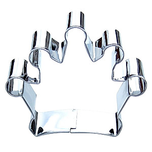 Crown Cookie Cutter - Premium Food-Grade Stainless Steel, Dishwasher Safe