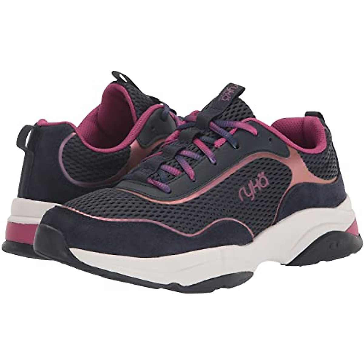 Ryka Women's Nostalgia Walking Shoe Navy Blue 11 M