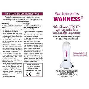 Wax Necessities Digital Double Cartridge Wax Heater with Base WX-1D X 2