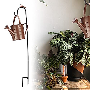 01 Led Art Lamp, Lightweight Watering Can Lights with Small Drainage Hole for Home Path Patio Yard Lawn for Housewarming Gifts Garden Decoration