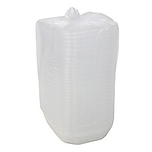 Pactiv Clearview TrayMates Shallow Rectangle Tray Lid For 2S Foam Tray, Clear | 252/Case