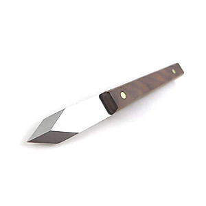 Mikov V2003009 Dual Bevel Marking Knife 0.100 Inch Thick Blade 1/2 inch Wide 1-7/8 Long with Rosewood Handle Stainless Steel Hardened to HRC 57 (Black-1)