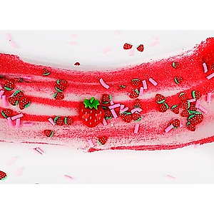 8 Pack Cloud Slime,Mini Slime Kits with Lemon,Strawberries,Carrot,Pear Stress Relief Toy for Kids Education, Party Favor, Best Birthday Gift