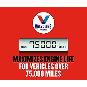 Valvoline High Mileage with MaxLife Technology SAE 5W-30 Synthetic Blend Motor Oil 5 QT