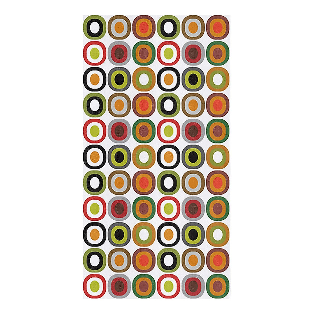 Absorbent Microfiber Kitchen Towels, Mid Century Modern, Tea Towel for Kitchen/Bathroom Decorative and Bar Towels, Geometric, Ultra Soft Resuable Dish Towels Cloths Nonstick Oil Washable Fast Drying