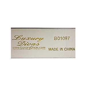 Gorgeous Rhinestone Studded Fancy White Belt Size XX-Large(46-48)