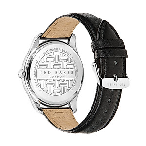 Ted Baker Leytonn Brogue Black Leather Strap Watch (Model: BKPLTS2029I)