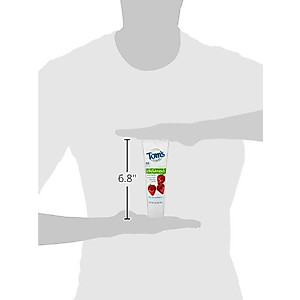 Tom's of Maine Natural Children's Anticavity Fluoride Toothpaste, Silly Strawberry, 4.2 Ounce