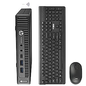 HP ProDesk 600 G2 Refurbished Tiny Desktop Computers Mini PC,i7 Micro 16GB Ram 1TB SSD,AX210 Built-in WiFi,Dual Monitor Support,HDMI,VGA,DP,Win10 Pro,Wireless K&M Brand TJJ Mouse Pad(Renewed)