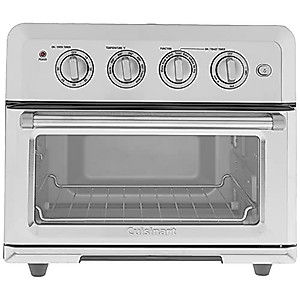 Cuisinart CTOA-122 Convection Toaster Oven Airfryer, 1800-Watt Motor with 6-in-1 Functions and Wide Temperature Range, Extra Large Capacity Toaster Oven with 60-Minute Timer/Auto-Off, Stainless Steel