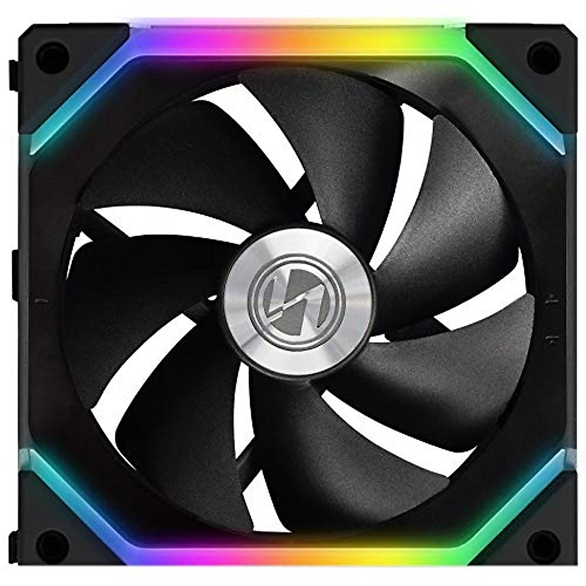 Lian-Li UNI FAN SL120 Revolutionized Daisy-Chain 120mm ARGB Fan, Black