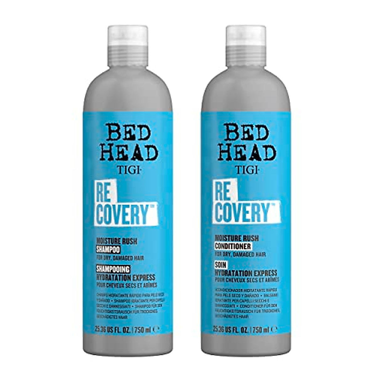 Bed Head by TIGI Shampoo & Conditioner For Dry Hair Recovery With Prickly Pear Cactus Extract 2 x 25.36 fl oz