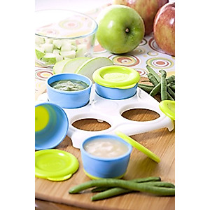 Nuby Garden Fresh 4pk Fresh Food Pods in Tray (Colors May Vary)