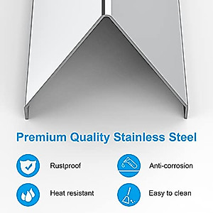 LS'BABQ 7635 15.3 Inch Flavorizer Bars for Weber Spirit 200 Series Gas Grills, Spirit E210, S210, E220, S220 Gas Grills with Front Control Knobs, Weber 7635 Gas Grills, Set of 3/15.3" x 3.5" x 2.5"