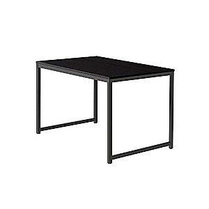 Coral Flower Soho Home Traditional Dining Table,48 inches Long, Top with Metal Frame, Black 1