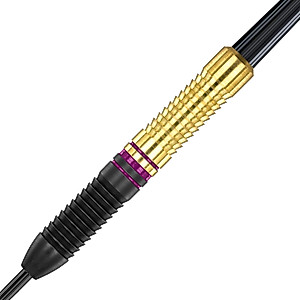 RED DRAGON Peter Wright Snakebite World Champion 2020 Brass Edition Darts Set Including Flights and Stems